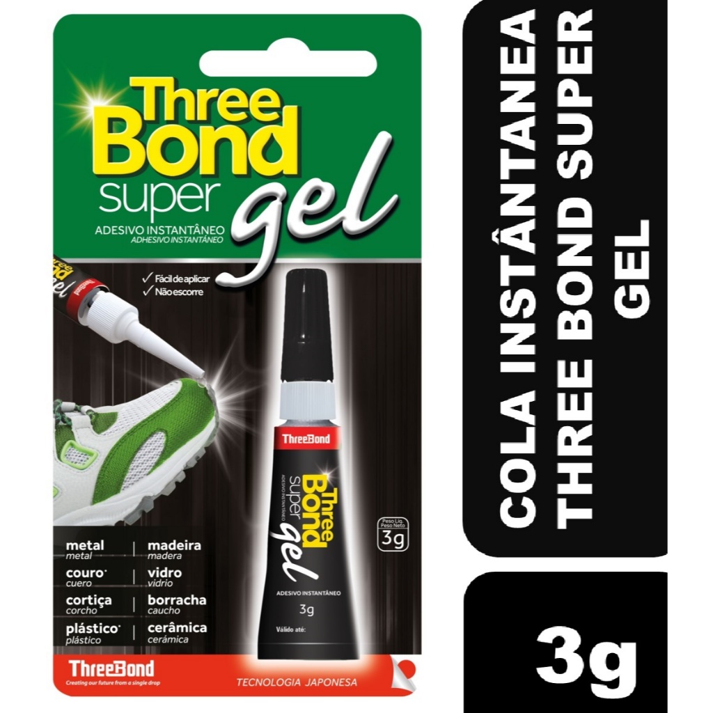 Cola Instantânea ThreeBond Super Gel 3g | Shopee Brasil