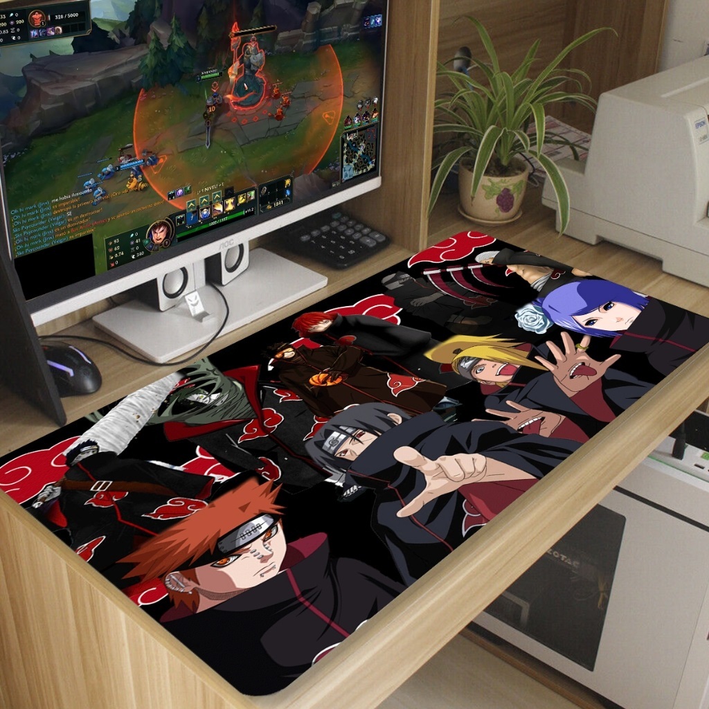 Mouse pad NARUTO gamer Antiderrapante Grande diversas estampas 80x35 cm ...
