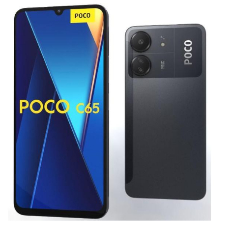 Xiaomi Celular Poco C65 128GB + 6GB RAM Preto Dual Sim Versão Global | Shopee Brasil