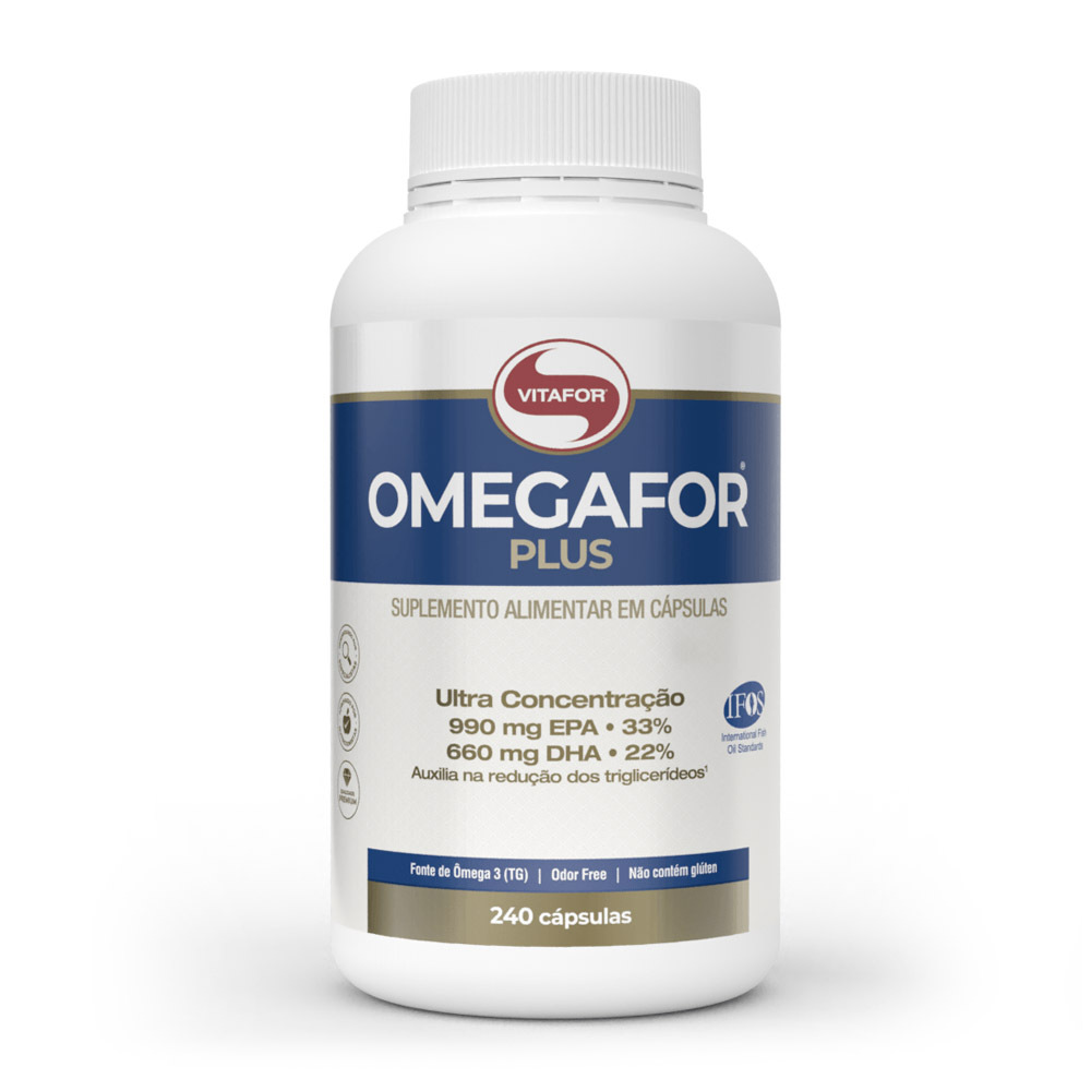 Omega 3 Omegafor Plus 240 Capsulas - Vitafor | Shopee Brasil