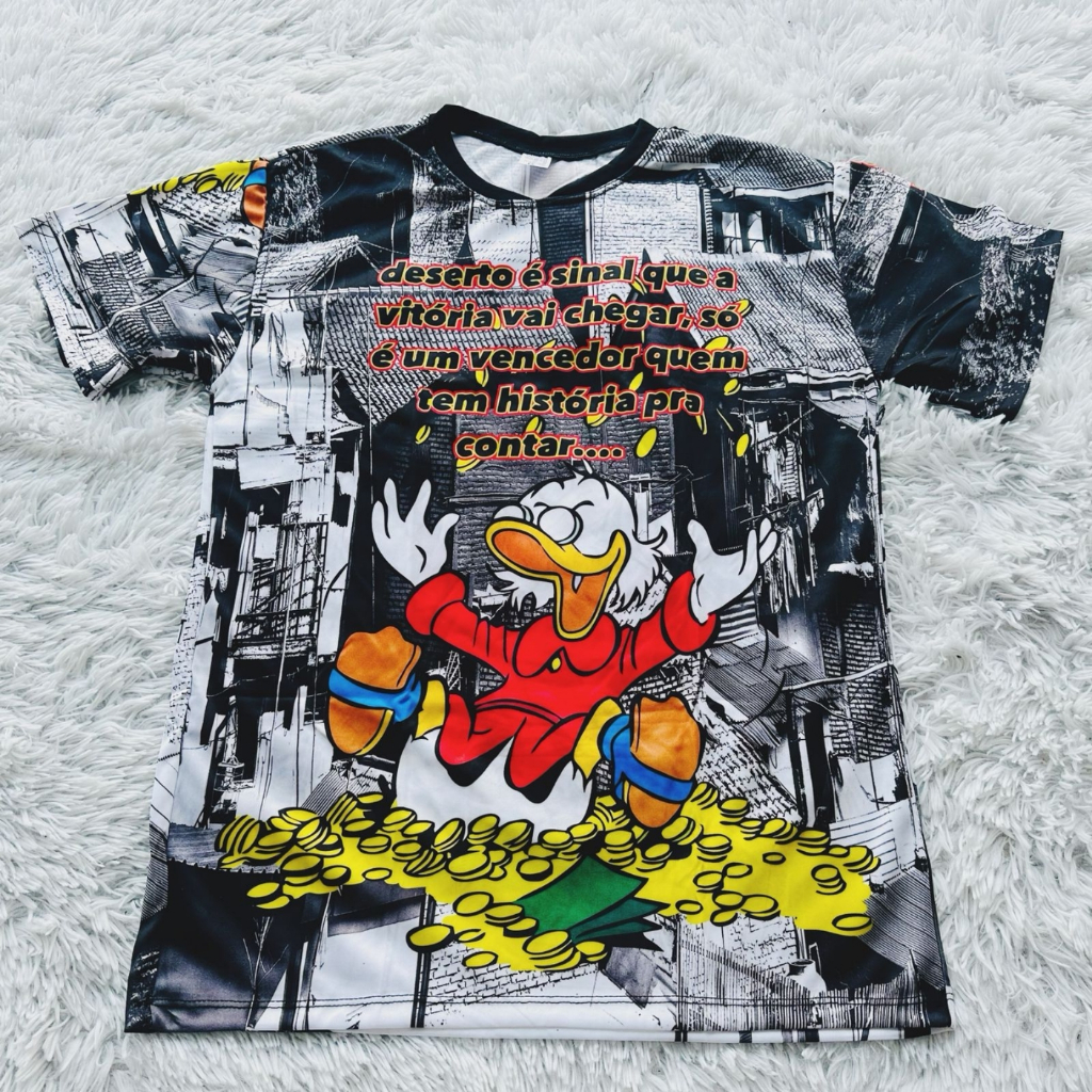 Camiseta Tio Patinhas De Quebrada Mandrake Top | Shopee Brasil