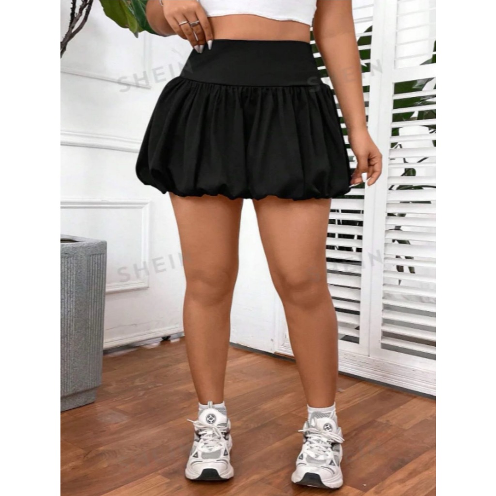 mini saia balone bubble curta Alfaiataria Feminina 8078 | Shopee Brasil