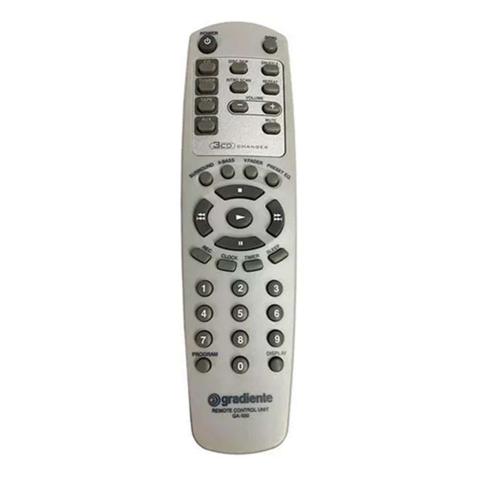 Controle Remoto Para Som Gradiente Original Ga-500 Asm-300/320/450/470 A-500 Asm-300 Asm-320 Asm ...