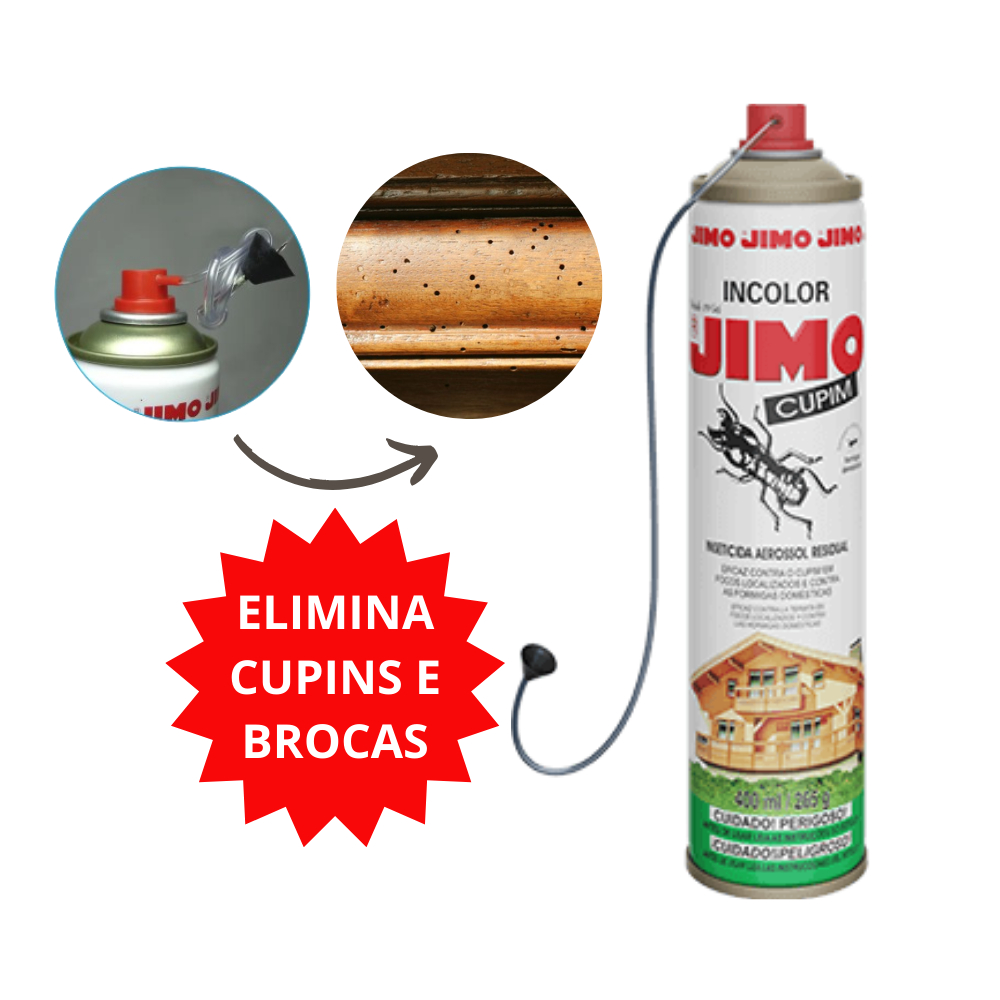 Jimo Anti Cupim Spray 400ml - Produto Original Jimo | Shopee Brasil