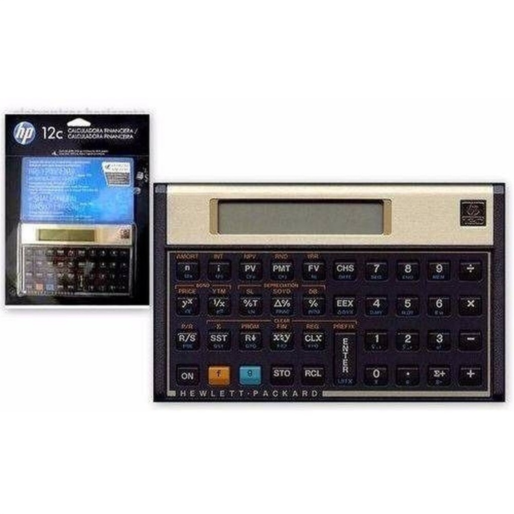 Calculadora Financeira Hp 12c Gold Nova Original Lacrada | Shopee Brasil