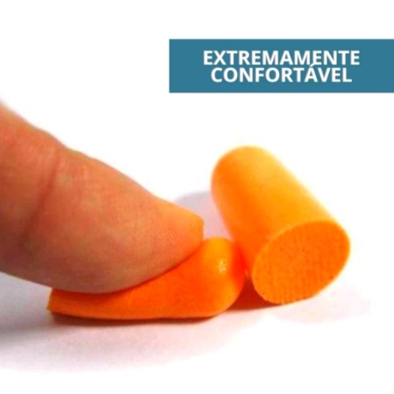 Kit 6 Protetor Auricular Plug De Espuma 3M 1100 Sem Cordão Abafador Tampão Ouvido Para Dormir ou ...