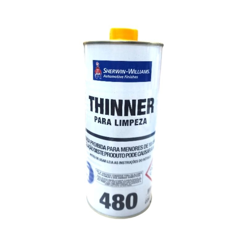 Thinner Multiuso 480 Sherwin Williams Limpeza e Diluição 900ml | Shopee ...