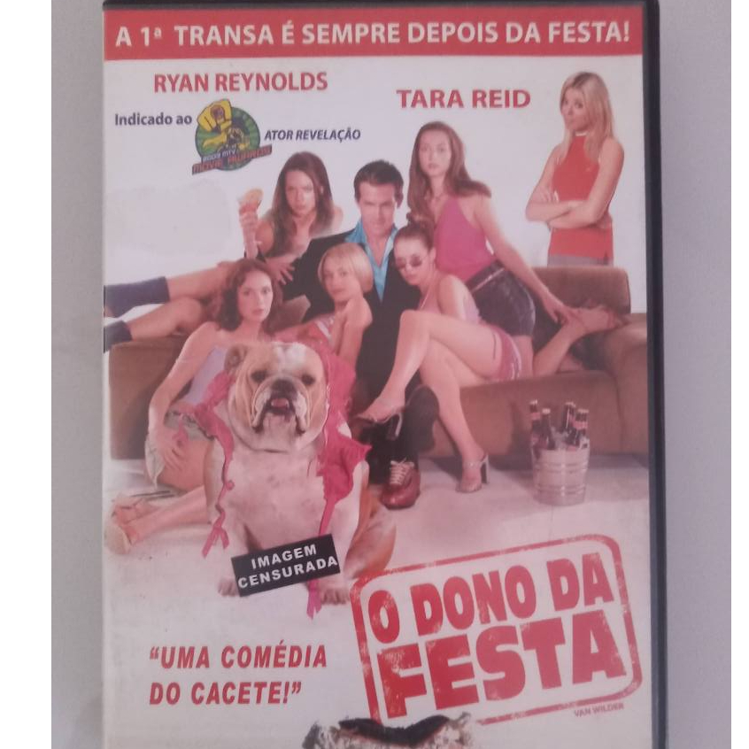 O dono da festa - dvd de locadora - ryan reynolds | Shopee Brasil