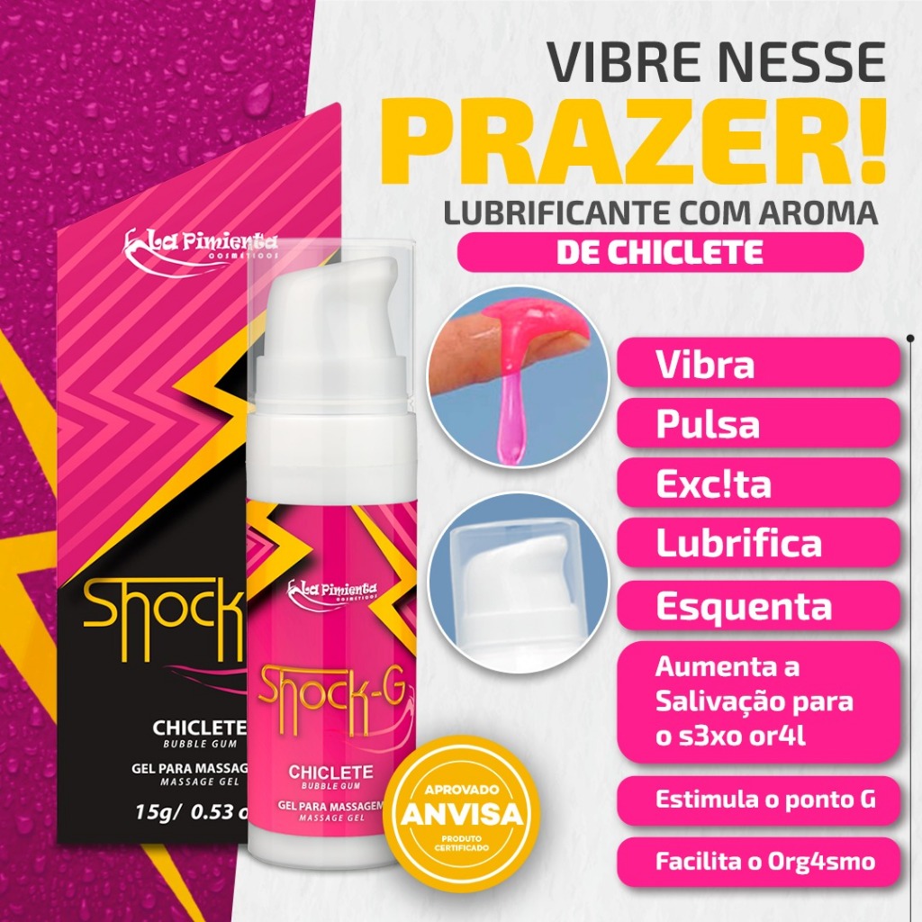 SHOCK G: POTÊNCIA E SENSAÇÕES NUM SÓ GEL | Shopee Brasil