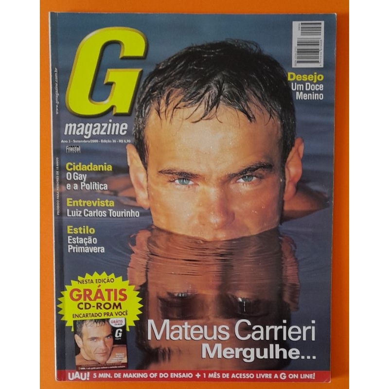 REVISTA G MAGAZINE ED.36 MATEUS CARRIERI | Shopee Brasil