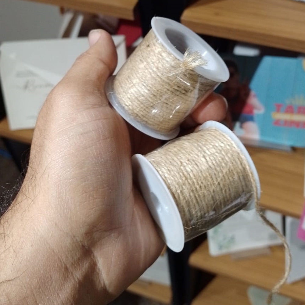 Mini Rolo Fio Sisal Rústico, Rami para Convites e Lembrancinhas | Toque ...
