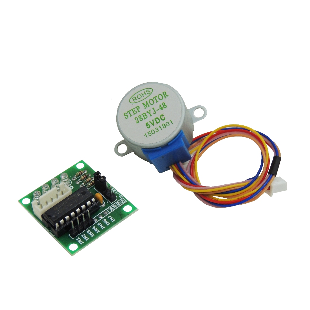 Motor de Passo 28BYJ-48 5V + Drive ULN2003 para Arduino | Shopee Brasil
