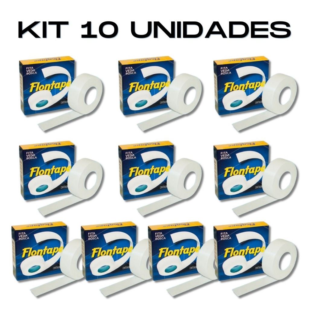 Kit Fita Veda Rosca 5m/10m/25m Para Torneiras E Hidráulica Em Geral ...