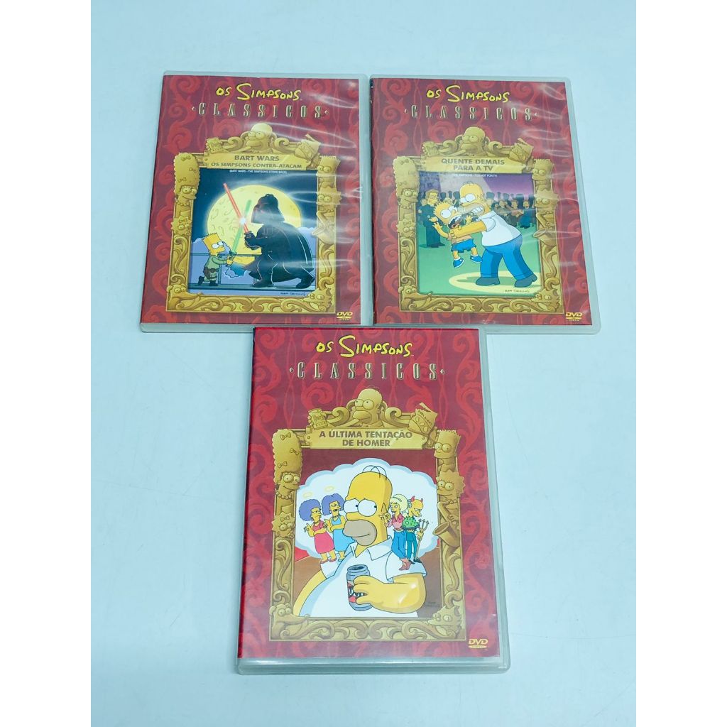 03 Dvds Os Simpsons Coleção Clássicos Dublado E Legendado | Shopee Brasil