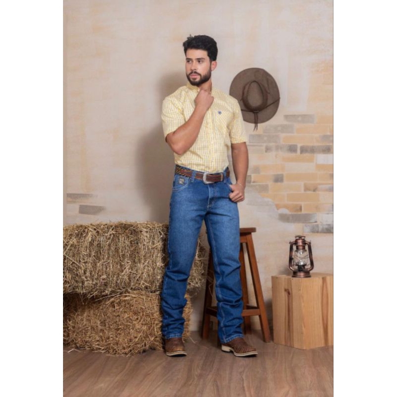 Calça Country Balão Masculino Rodeio Calca Jeans country Cinch Cowboy ...