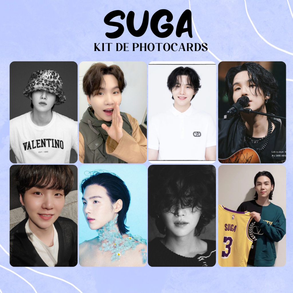 Photocards BTS kit de cada membro (FANMADE) | Shopee Brasil