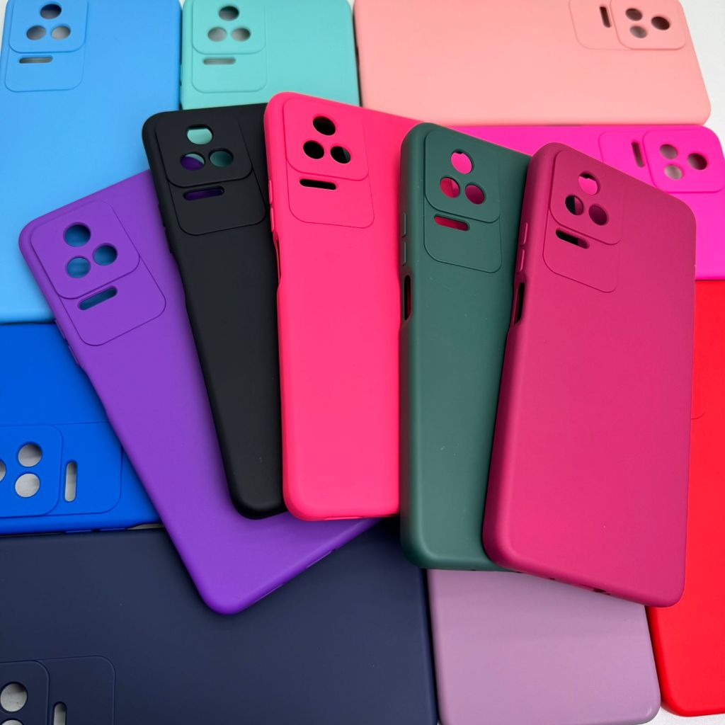 Capa Capinha Case Silicone Xiaome Poco F4 Aveludada | Shopee Brasil
