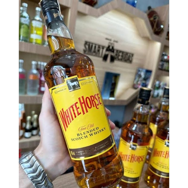 Whisky White Horse 1 Litro Original | Shopee Brasil