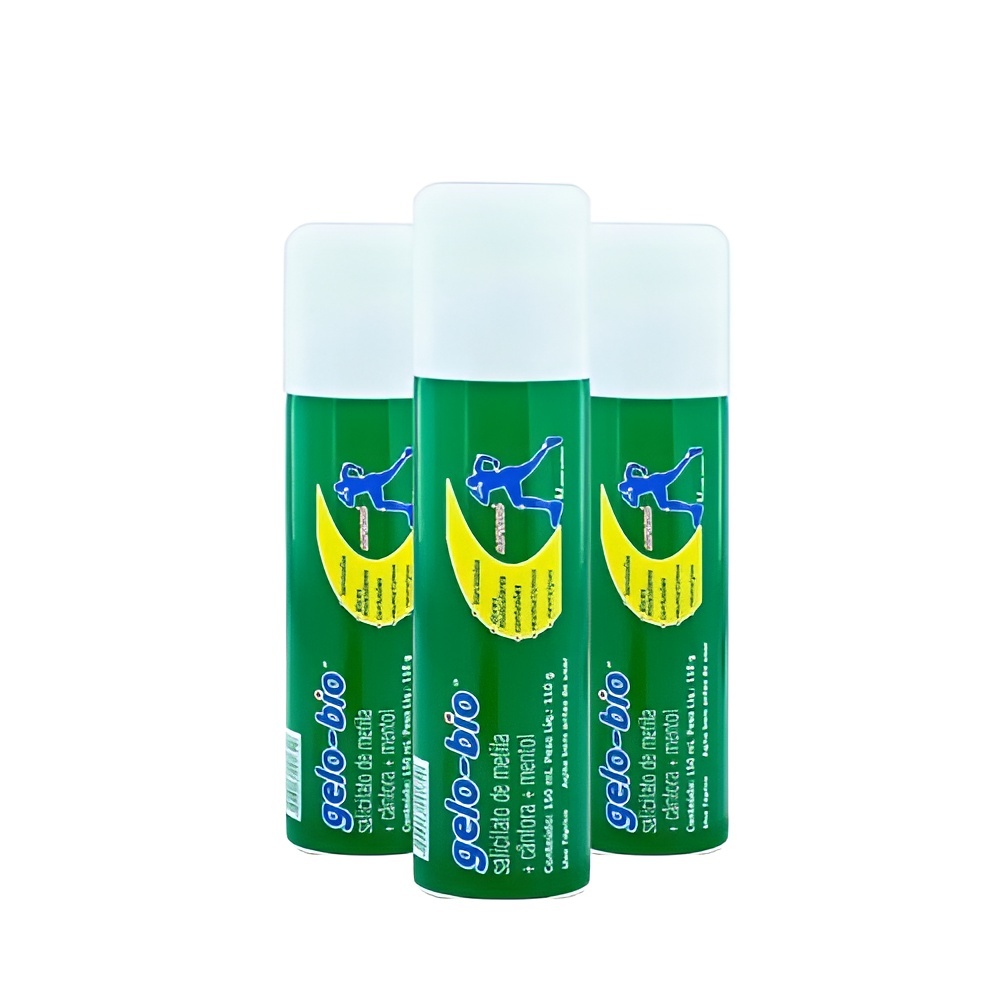 Kit 3 Gelo Bio Aerosol 150ml ( Dores musculares / Reumatismo ...