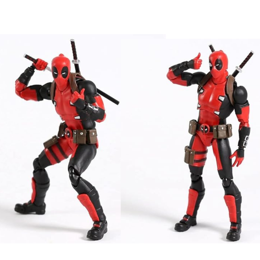 Boneco DeadPool action figure 18cm dead pool Articulado Acessórios X ...