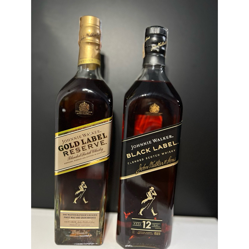 WHISKY KIT COMBO BLACK LABEL + GOLD LABEL | Shopee Brasil