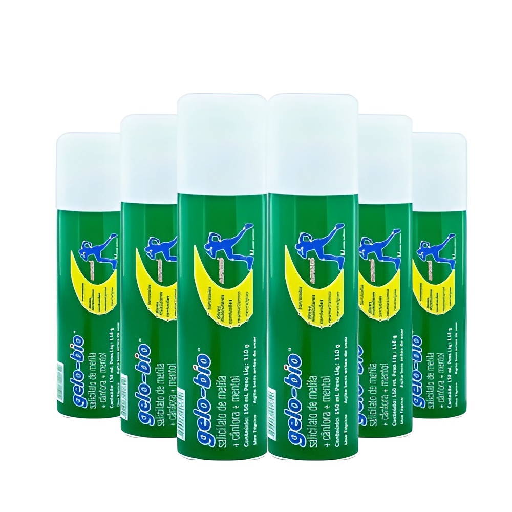 Kit 6 Gelo Bio Aerosol 150ml ( Dores musculares / Reumatismo ...