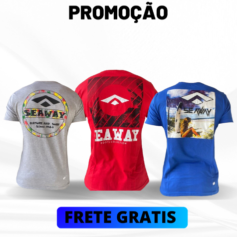 camisa surf Seaway Fio 30.1 Premium promoção | Shopee Brasil
