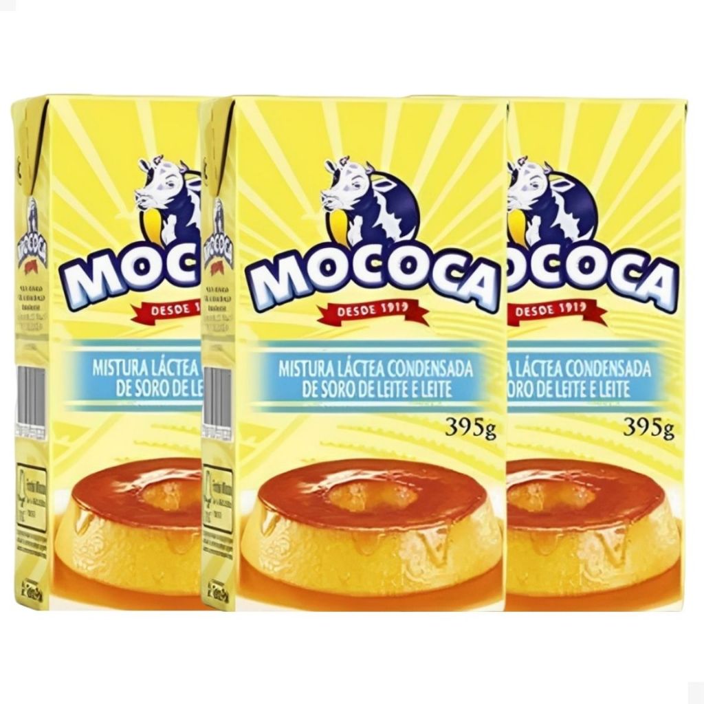 Kit 3 Mistura Láctea Condensada 395g Mococa Doce Sobremesa | Shopee Brasil