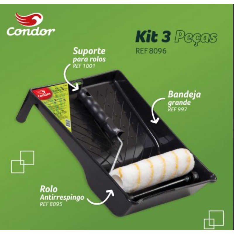 kit pintura 3 peças Condor | Shopee Brasil