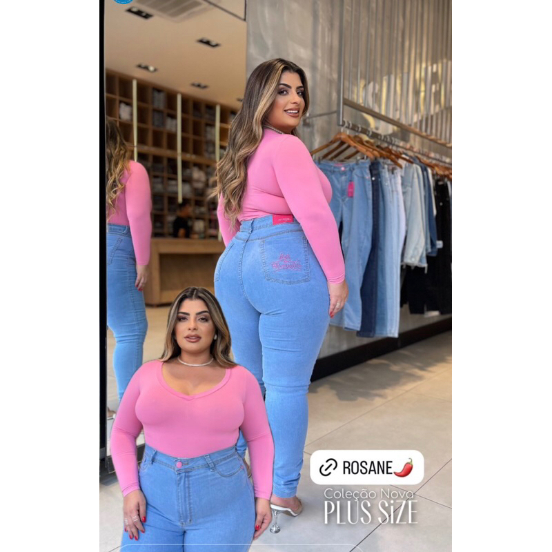 calça jeans sal e pimenta pimenta doce mary land faixa rosa e melinda ...