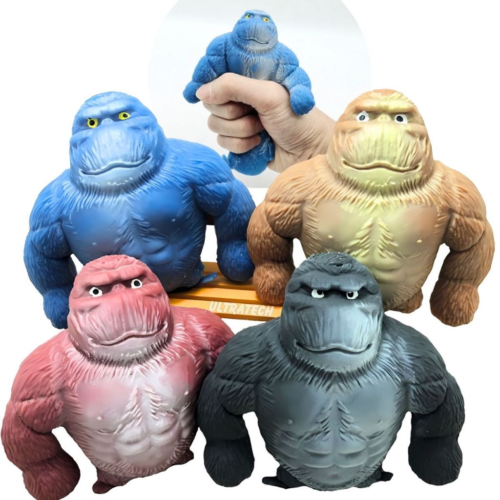 Brinquedo Indestrutível Macaco Boneco Squish Apertar Estica | Shopee Brasil