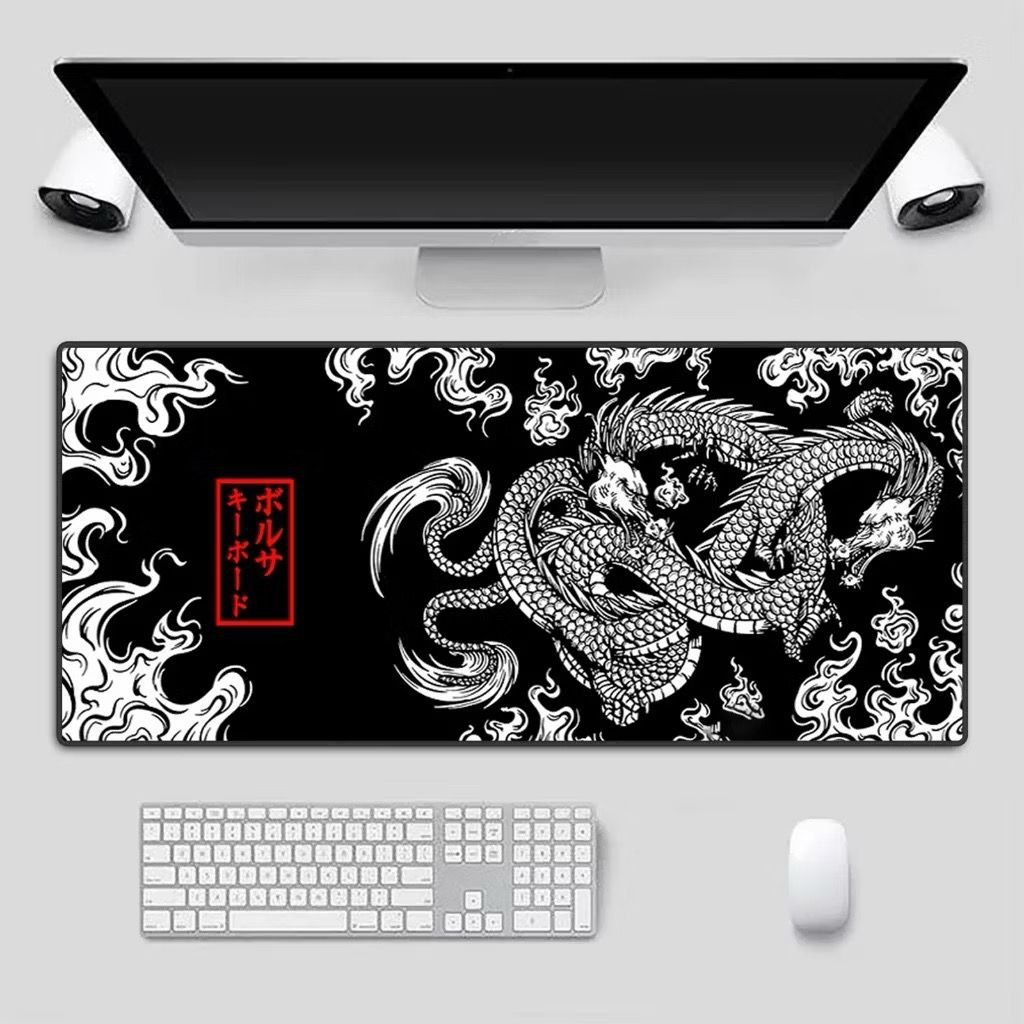 Mouse pad 90x40 dragão chines | Shopee Brasil