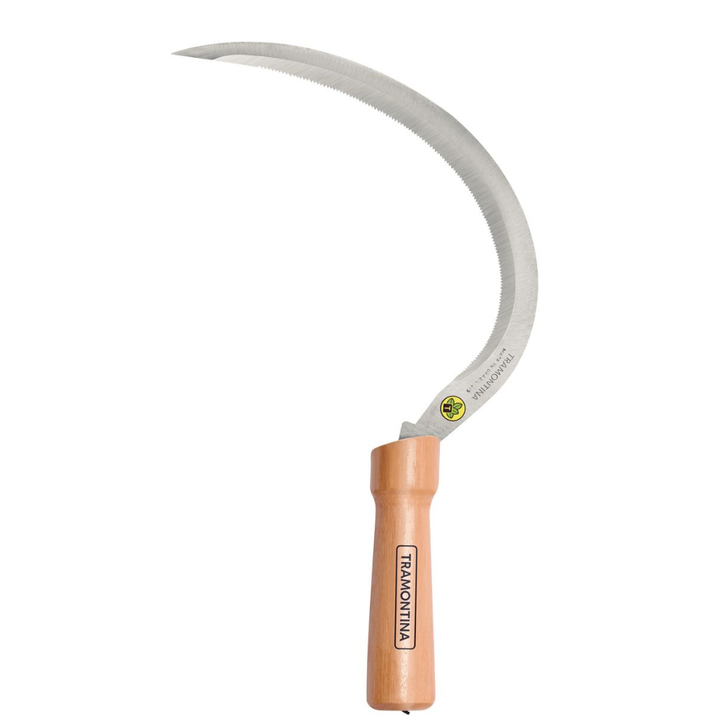 Foicinha Com Dentes Arroz Tipo Foice Da Morte Tramontina | Shopee Brasil