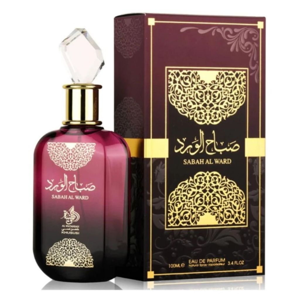 PERFUME ARABE FEMININO Sabah Al Ward Al Wataniah 100ml | Shopee Brasil