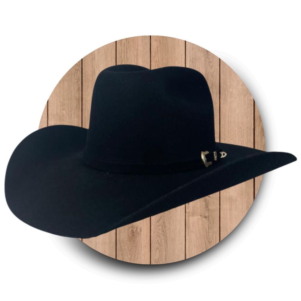 Chapéu Country Pralana 8 Segundos Preto Aba 10 Original | Shopee Brasil