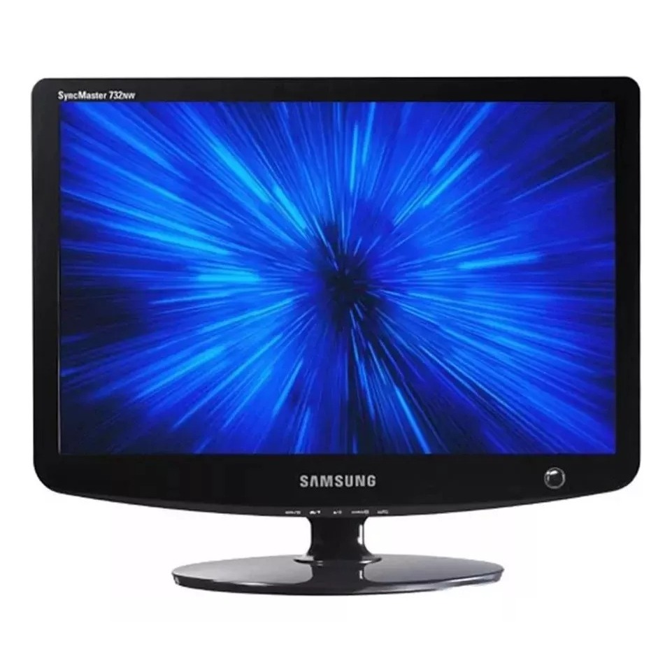 Monitor Samsung 17 Polegadas 732nw C/ Cabos | Shopee Brasil