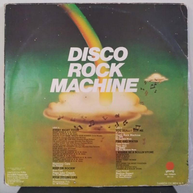 lp - disco rock machine - every night fever | Shopee Brasil