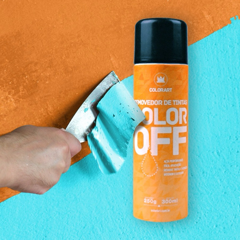 Removedor de Tinta Potente Color-Off em Spray 300ml - ColorArt | Shopee ...