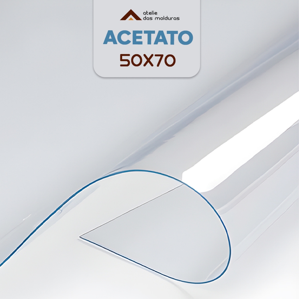 5 Folhas De Acetato Transparente 50x70 Cm 20 Micras | Shopee Brasil