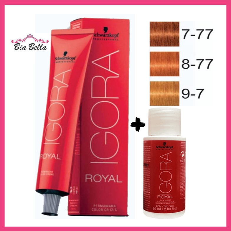 Igora Ruivos 8.77 | 7.77 | 9.7 + Ox 60ml Schwarzkopf Professional ...