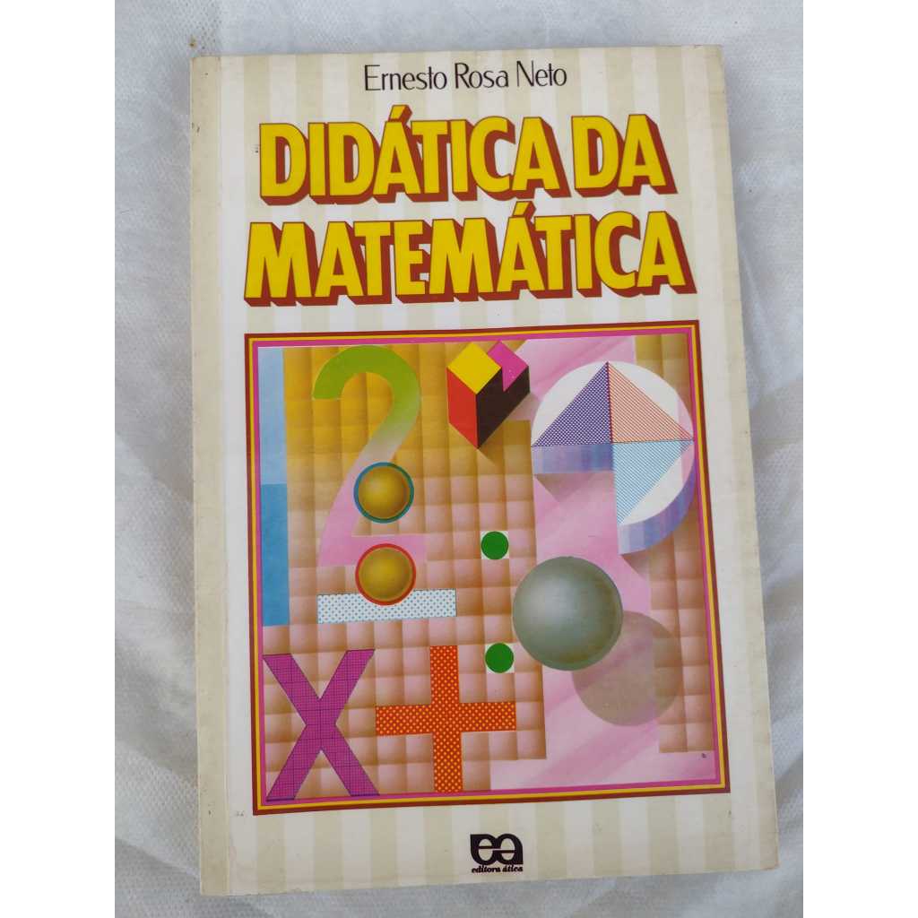 didática da matemática de Ernesto rosa neto. 7ª edição de 1995 | Shopee ...