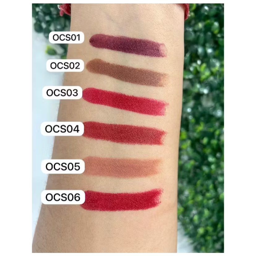 Batom Lábial Lip Stick Cream Satin Obsidian By Ruby Rose 3,5g - HB7000-6 | Shopee Brasil