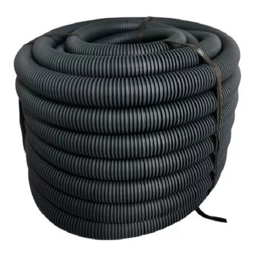 Conduite Eletroduto Flexivel 1" Polegada Cinza 25 Mts Pead Alta ...