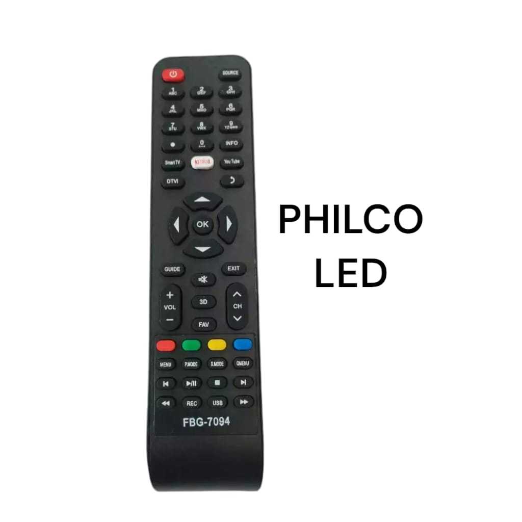 Controle Remoto Compativel Tv Philco PTV22G50D PTV32G5NDCPH FBG-7094 ...