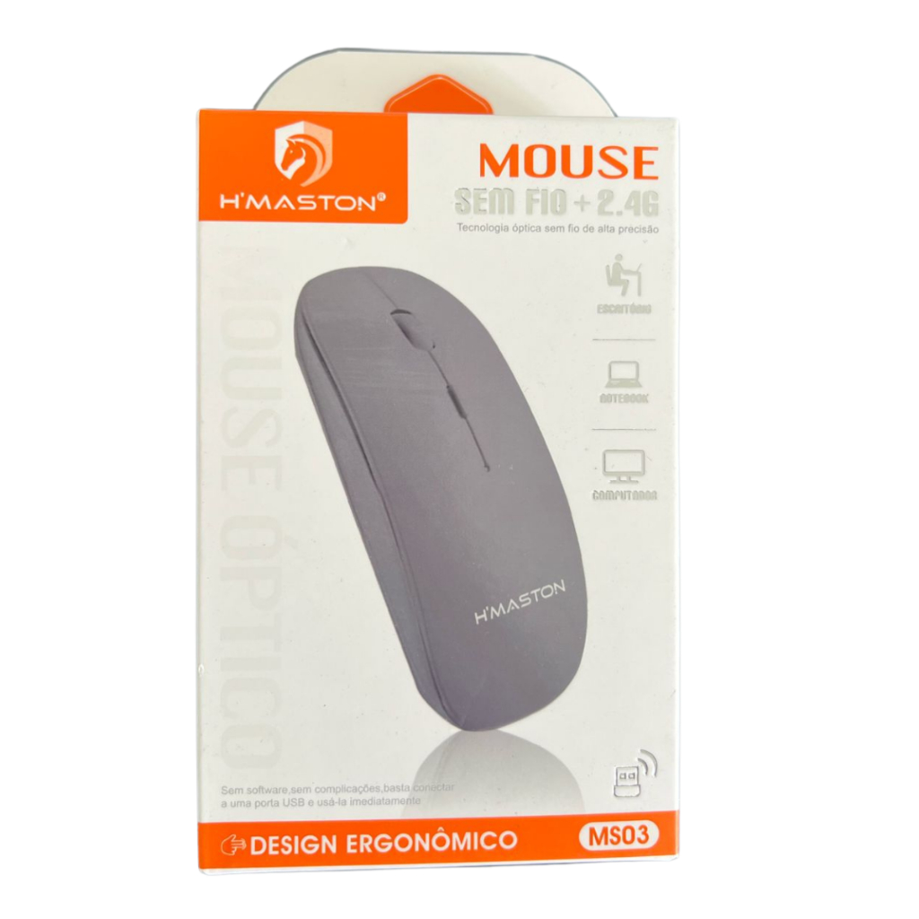 Mouse Sem Fio H Maston Sem Fio 2.4g Ergonômico | Shopee Brasil