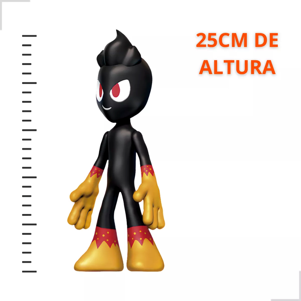 Boneco Athos Minecraft Youtuber Gamer Vinil Articulado 25cm | Shopee Brasil