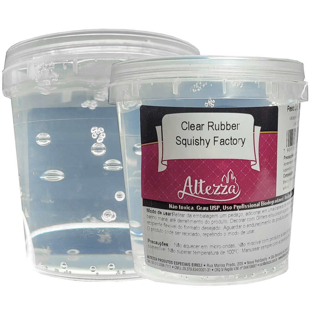 Clear Rubber Mochi DIY Squishy Reutilizável Fidget 390g | Shopee Brasil