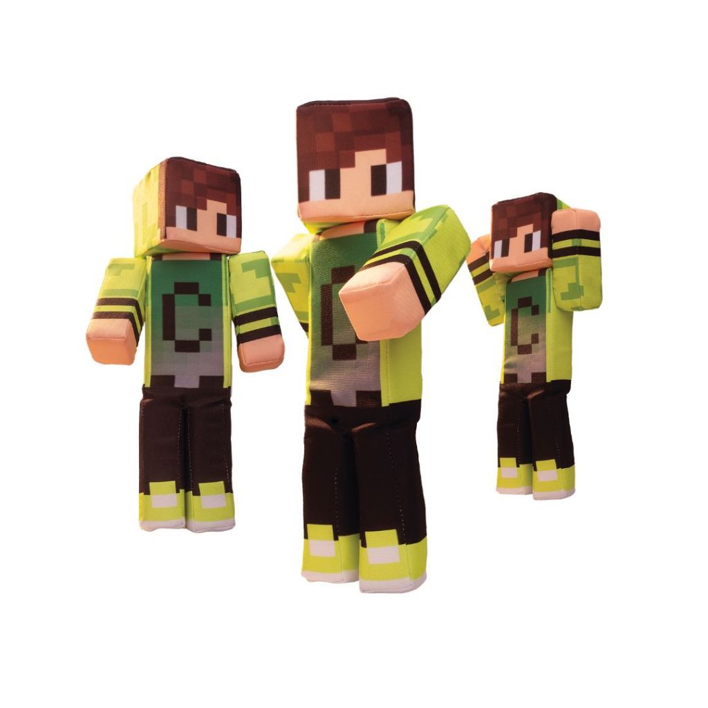 Boneco Cadres Minecraft Pelúcia 35cm! | Shopee Brasil