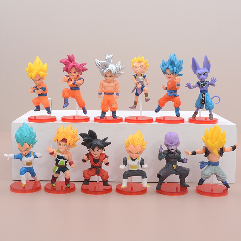 Boneco Dragon ball z figure bootleg anime dbz goku vegeta saiyanjin ...