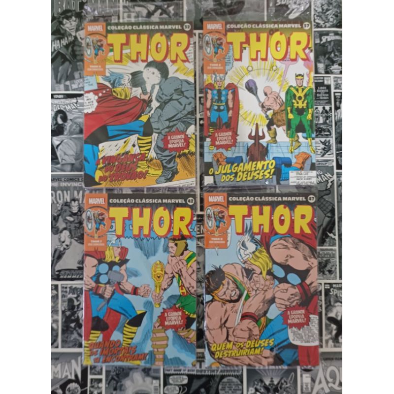 HQ - Coleção Clássica Marvel: Thor (10 EDIÇÕES) (LACRADO) (COMPLETO ...